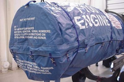 Jet Engine covers, FOD covers, Inlet Covers | King Bag Manufacturing